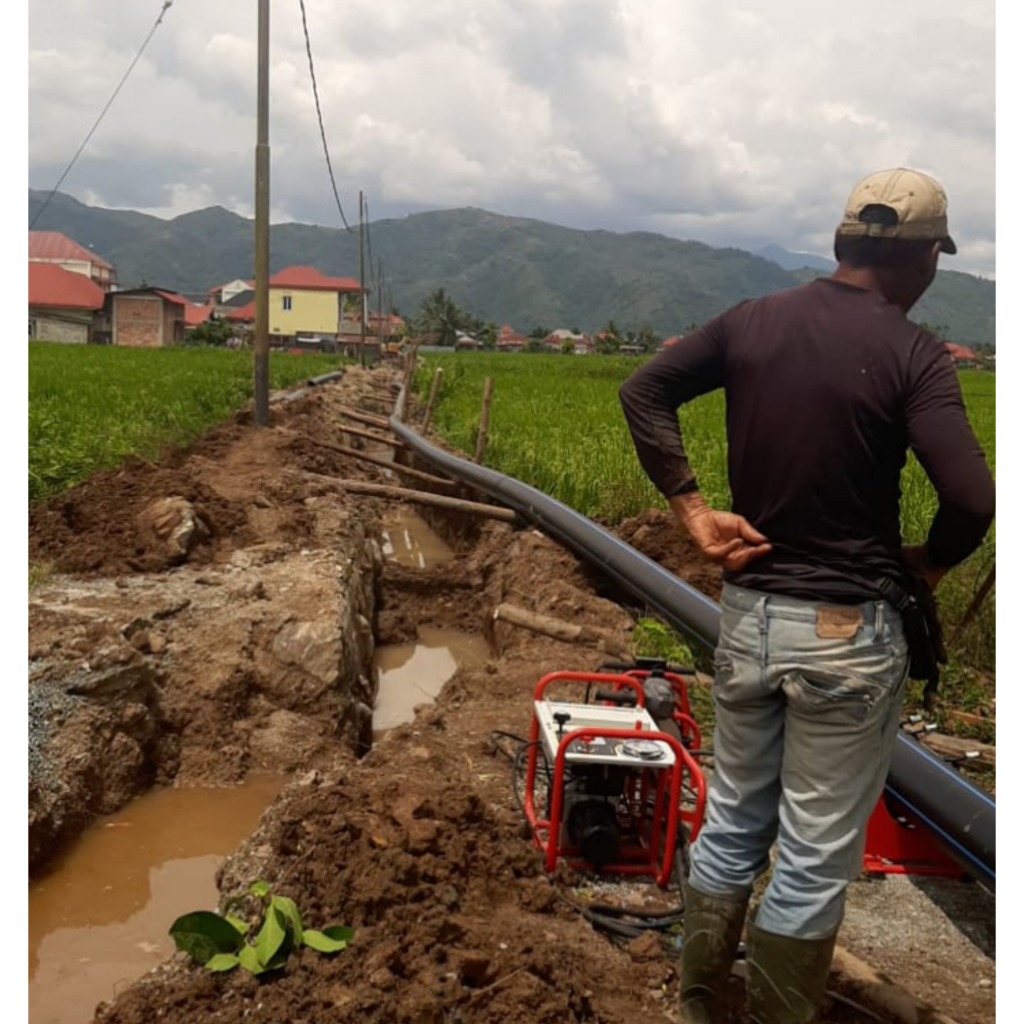 Proyek SPAM Disambut Gembira Warga Hamparan Rawang: Kontraktor Bekerja ...